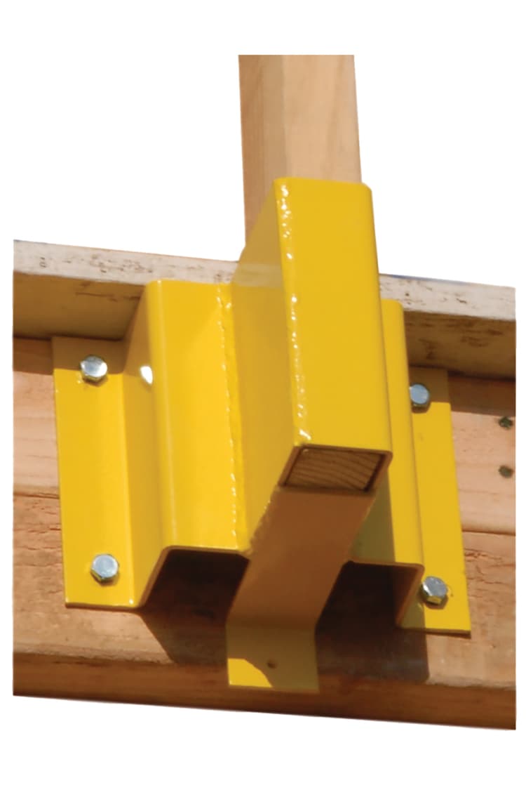 2 X 4 Guardrail Receiver (United States) | Guardian Fall Protection