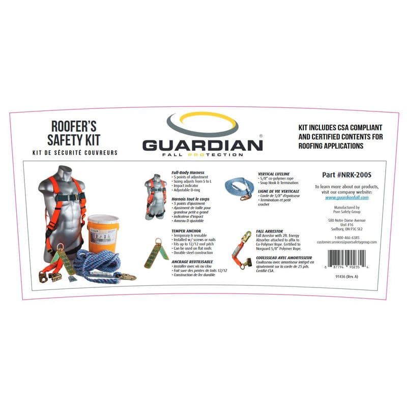 Roofers Kit | GuardianFall (UK/Europe) | Guardian Fall Protection