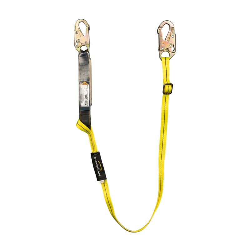 Shock Absorbing Adjustable Lanyard (United States) | Guardian Fall ...